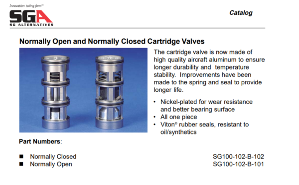 Cartridge Valve - เอสเจเอส เทค บจก.